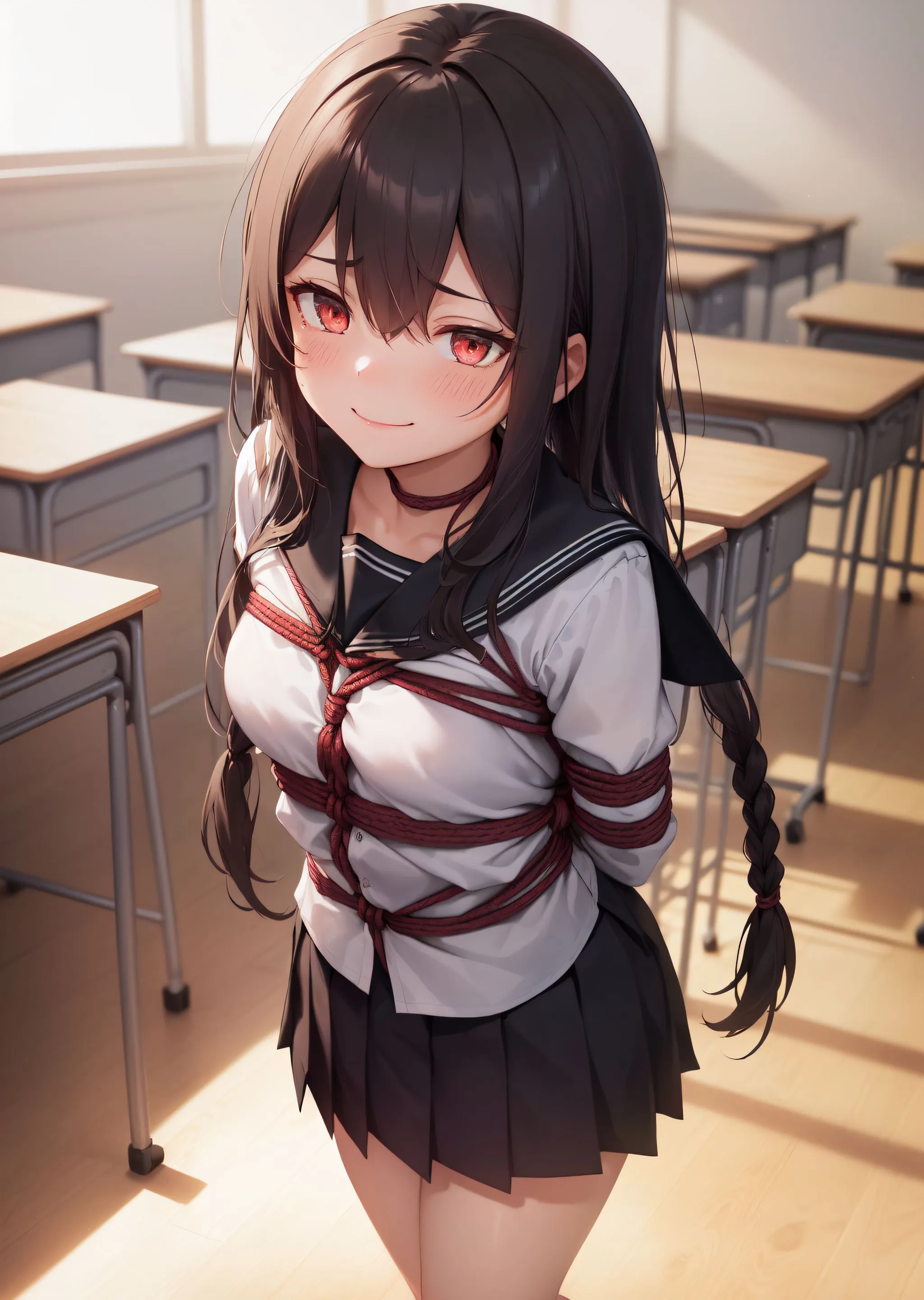 放課後着衣緊縛(LimeREmix_MOJITO - v1.0) - nawashiの作品 - Aipictors - AI画像投稿サイト・生成サイト