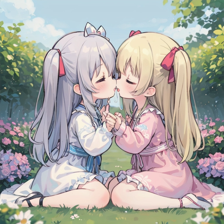 Yuri kiss | Aipictors