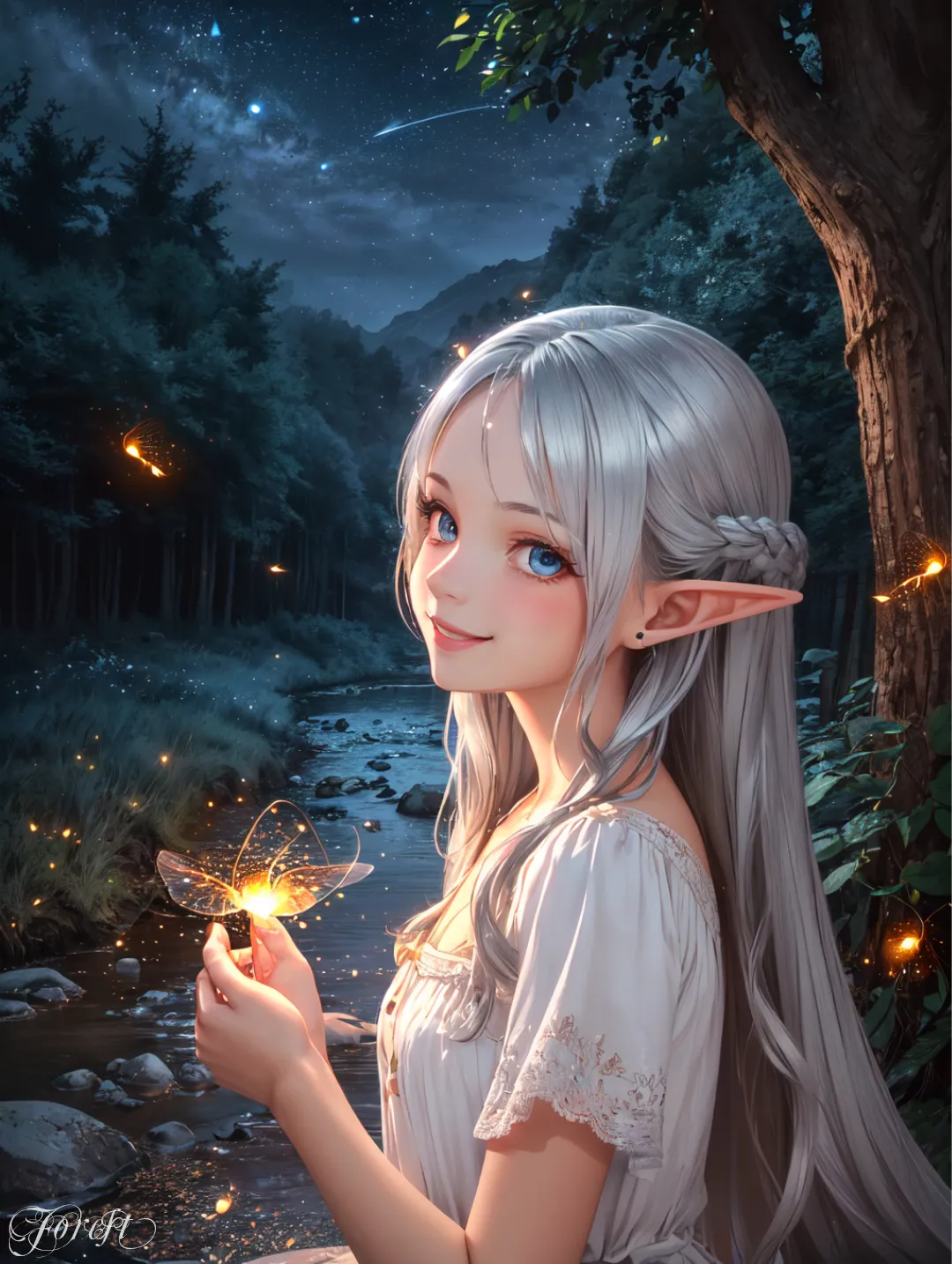 異世界ホタルと異世界エルフ美少女 - Yoo Forestの作品 - Aipictors - AI画像投稿サイト・生成サイト