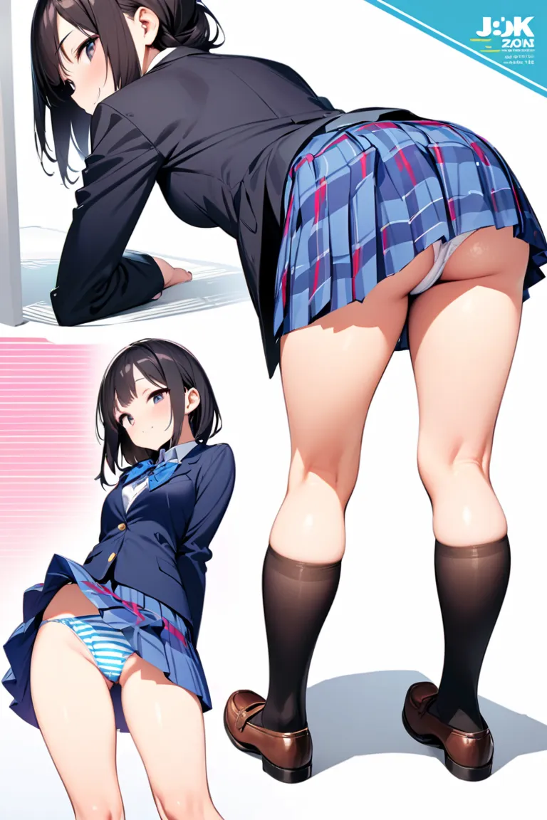 JKマガジン・国立音ノ木坂学院風2（今日のお尻） - えどちんの作品 - Aipictors - AI画像投稿サイト・生成サイト